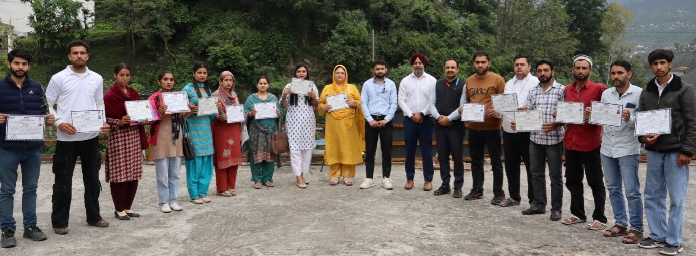 20 youth complete EDP training at SBI- RSETI Ramban – The Kashmir Horizon