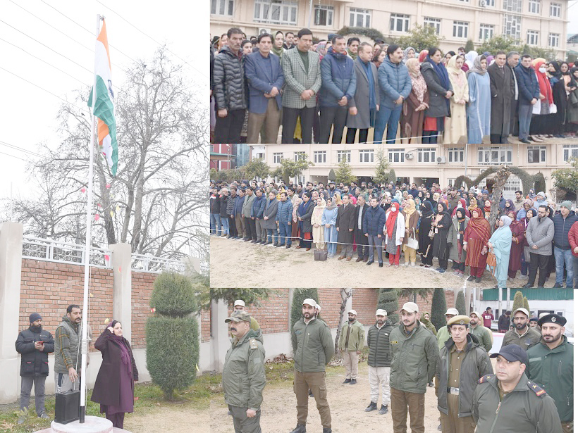 GMC Srinagar celebrates 77th Republic Day with patriotic fervour – The ...