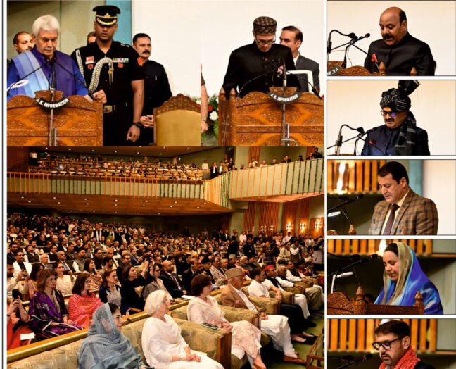 Omar Abdullah swearing in ceremony, in Srinagar – The Kashmir Horizon