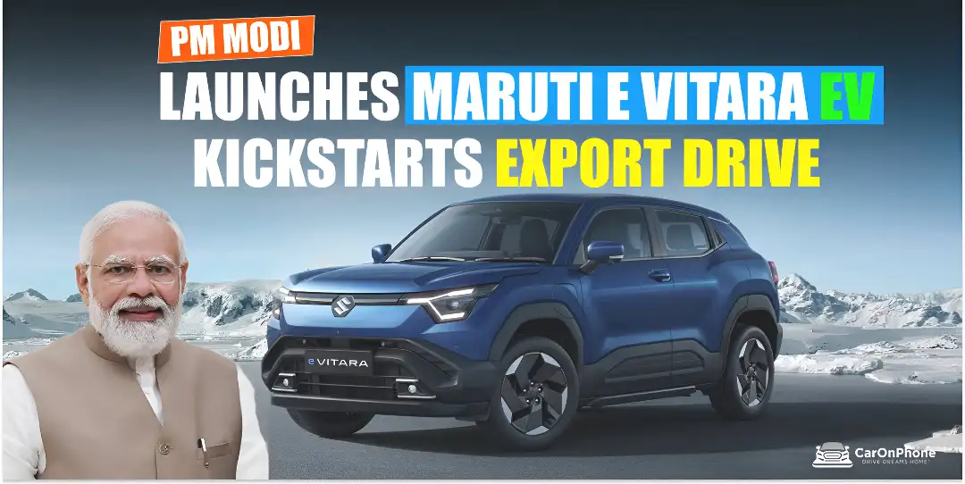 PM Modi kickstarts Suzuki’s e-VITARA from Gujarat’s Hansalpur plant ...