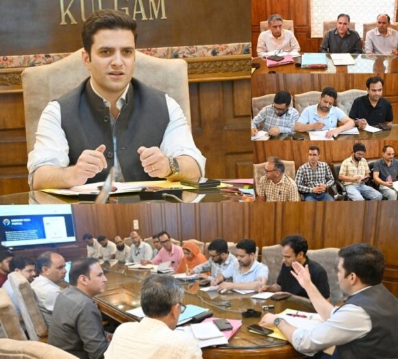 DC Kulgam takes review of Mission YUVA, assesses implementation ...