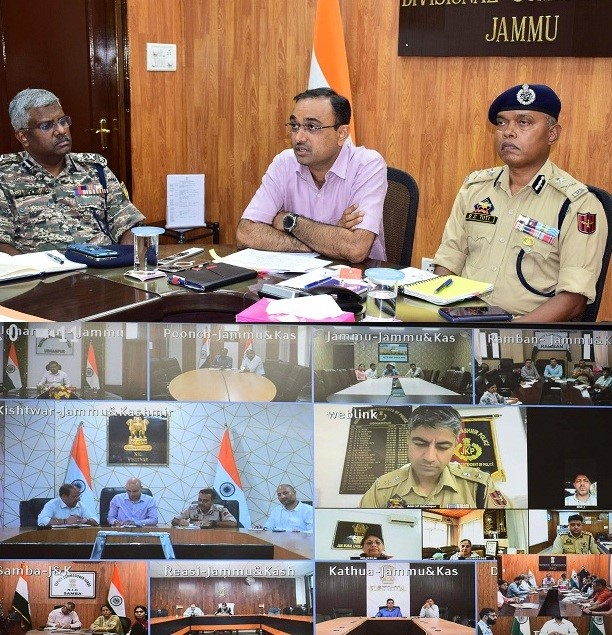 Div Com(J), IGP(J) review preparations for Tiranga Yatra, Har Ghar Tiranga campaign in Jammu ...