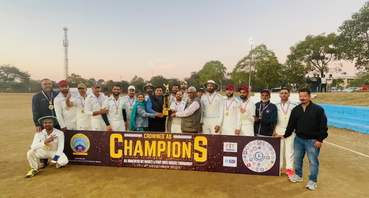 NIT Srinagar wins All India Inter-NIT Faculty & Staff Cricket ...